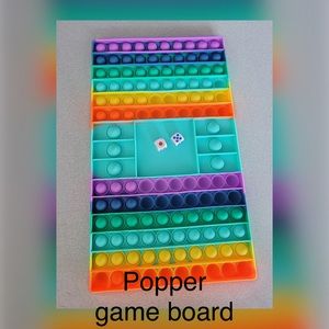 Games | Fidget Popper Game Board With 2 Dice New | Poshmark